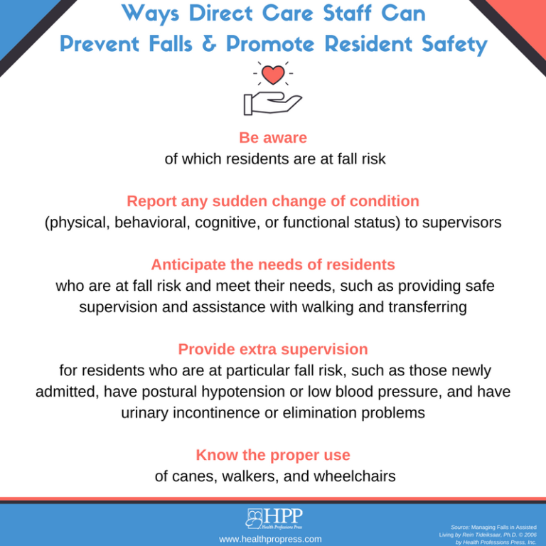 Ways Direct Care Staff Can Prevent Falls and Promote Resident Safety ...